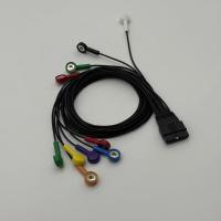 China 10-Lead ECG Holter Cable with TPU Jacket Compatible for Schiller MS-12 and Cardiovit FT-1 for sale