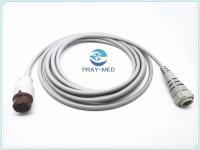 China Mindray PM9000 Invasive Blood Pressure Cable 4mm Diameter With Medix Yoke Side for sale