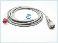 China Biolight A8 4 Pin Invasive Blood Pressure Cable IBP Extension 2.7m Length for sale