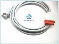 China GE Marqutte 11pin BD IBP Transducer , BD Medical Pressure Transducer 3m Length for sale