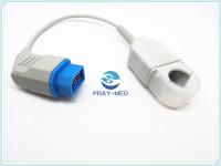 China 14 Pin Nihon Kohden Spo2 Sensor Cable , Nihon Kohden JL - 900P  Pulse Ox Cable for sale