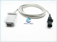 China Black 7 Pin Datex Ohmeda Pulse Oximeter Cable 2.4m Length 0.3lb Weight for sale
