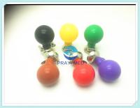 China Chest Reusable ECG Electrodes Nickel Metal Material Adult Din 3.0 /  4mm 6 Color Bulbs for sale
