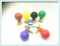 China Rubber Ball Reusable ECG Electrodes / Limb Clamp Ecg Electrodes CE Standard for sale