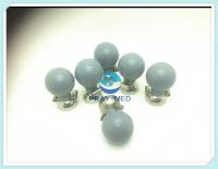 China Blue Ecg Bulb Electrodes  24mm 32mm Bulb Diameter Suction Cup Electrodes for sale