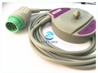 China US Fetal Monitor Transducer 12 Pin Connector Medical TPU Material for sale