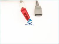 China Utah Transducer Side Blood Pressure Cable 11 Pin With Red Connector for sale