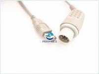 China AAMI Length 2.7 Meters IBP Cable 6 Pin Connector With BD transducer for sale