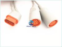 China Drager SC6002 XL Dual IBP Converter cable, IBP adaptor cable 16pin for sale