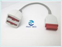 China Dual GE Marqutte / Bd Ibp Transducer 11 Pin To 11 Pin 20cm Length for sale