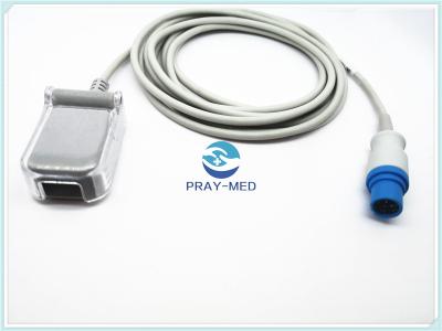 China TPU  2.4m 7pin Spo2 Adaptor Cable 3368433 Compatible  Drager for sale
