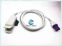 China Lohmeier Oximeter Finger Sensor , 3m TPU Cable Finger Clip Spo2 Sensor for sale