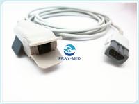 China GE Ohmeda OXY F4 MC Adult Spo2 Sensor For Patient Monitor Soft Tip Grey White Color for sale