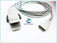 China Novametrix Soft Tip Adult Spo2 Sensor With 1 Meter Short Cable 9 Pin for sale