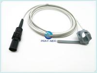 China Spacelabs Adult Spo2 Sensor Black Mental 7 Pin Connector Import Chips for sale
