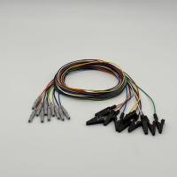 China Cable For EEG Electrodes With Alligator Clip 1.5 mm Female Plug for sale