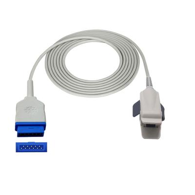 China 11 Pin  Finger Probe , GE Marquette Adult Pulse Oximeter Finger Probe for sale