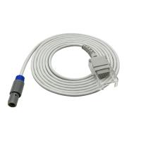 China High Durability Spo2 Sensor Cable , Pulse Oximeter Cable 6 Pin Connector 0010 - 30 - 42625 for sale