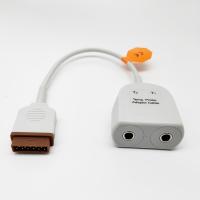 China GE Dual Medical Temperature Probe Adapter Cable 4 Mm Cable Diameter for sale