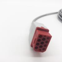 China Medical Grade One-Piece 12-Pin ECG Patient Cable for Bionet, 3/5 Lead, Snap/Clip/Infant Clip for sale