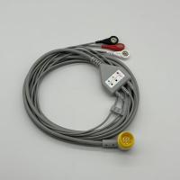 China Reusable 12 Pin 3 Lead ECG Cable Compatible with Lifegain HD1 Series Monitor for sale