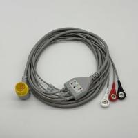 China Reusable 12 Pin 3 Lead ECG Cable Compatible with Lifegain HD1 Series Monitor for sale