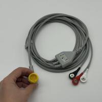 China Reusable 12 Pin 3 Lead ECG Cable Compatible with Lifegain HD1 Series Monitor for sale
