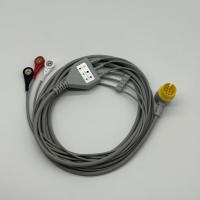 China Reusable 12 Pin 3 Lead ECG Cable Compatible with Lifegain HD1 Series Monitor for sale
