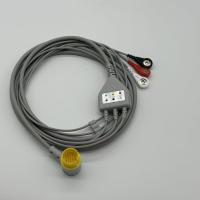 China Reusable 12 Pin 3 Lead ECG Cable Compatible with Lifegain HD1 Series Monitor for sale