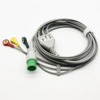 China Medical IEC Snap 3 Lead ECG Cable 13 Pin Connector Fit Mediana D100 D500 D700 Patient Monitor for sale