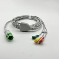 China Medical IEC Snap 3 Lead ECG Cable 13 Pin Connector Fit Mediana D100 D500 D700 Patient Monitor for sale