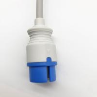 China Medical 6 Pin 5 Lead One Piece ECG Trunk Cable Fit MEK Vital Monitor, Dual Style with Snap Buttons and Alligator Clips for sale
