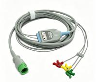 China Comen 12 Pin 3 Lead ECG Cable, Pediatric Alligator Clip EKG Leadwire for Neonate for sale