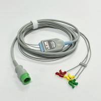 China Comen 12 Pin 3 Lead ECG Cable, Pediatric Alligator Clip EKG Leadwire for Neonate for sale