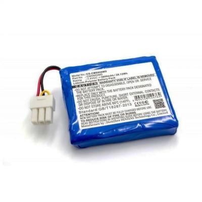 China Li-polymer Rechargeable Vital Signs Monitor Replacement Battery For CONTEC CMS6000 7.4V 3800mAh for sale