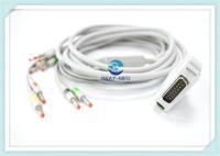 China Fukuda Denshi One Piece ECG Cable , Durable DB 15 Pin Connector Ecg Cable for sale