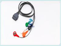 China 16 Pin Connector ECG Patient Cable TPU Material Edan 5/7 /10Lead For SE-2012 / SE-2003 for sale