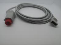 China HP Pressure Transducer Cable IBP Adaptor Wire To Utah / BD/ Edward / Abbott for sale