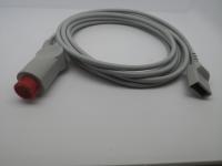 China Mindray IBP Transducer Adaptor Cable TPU Material 3.6M Length For T5 / T8 Connector for sale