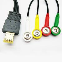 China 4.0mm TPU 4/6 Lead Schiller Ecg Cable For MT101 MT-200 Ecg Holter for sale