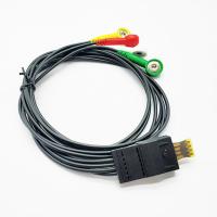 China 4.0mm TPU 4/6 Lead Schiller Ecg Cable For MT101 MT-200 Ecg Holter for sale