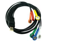 China Schiller 6 Lead 1.1m Ecg Electrode Cable For MT-200 MT-101 for sale