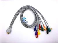 China Biocare Snap End TPU 10 Leads IH-12 HDMI 19 Pin ECG Patient Cable for sale