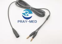 China 3m length EURO US Type Electrosurgical Bipolar Cable For Forceps for sale