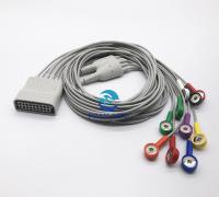 China HP 12-lead leadset Diagnostic ECG ST80i cable 989803180141 for sale