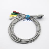China TPU Jacket BTL-08 5 Lead Holter Ecg Cable 102cm For 12 Channel for sale