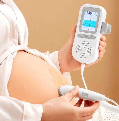 China ABS 210bpm 3MHz Fetal Doppler For Pregenent Lady for sale