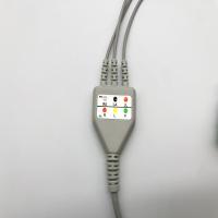 China Zoncare Hwatime 3.6m TPU 6pin Ecg Cables and leadwire For Snap / Clip for sale