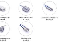 China MEK Reusable Adult finger clip SpO2 Sensor TPU Jacket 8pin connector for sale