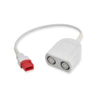 China Spacelabs Dual 0.3m 10 Pin IBP Converter Cable 700-0028-00 TPU for sale